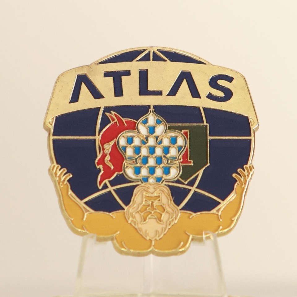 ATLAS & ALPHA CO 101 BSB Challenge Coin,High-Detail Military/Myth ...