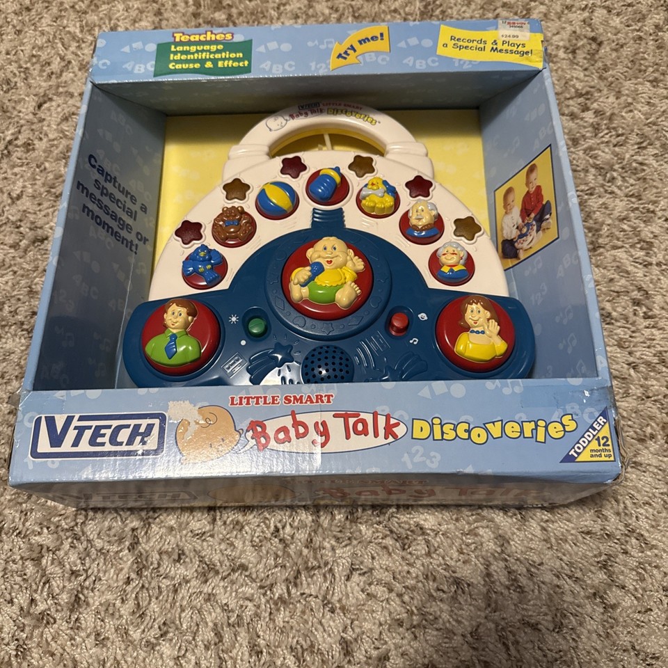 VTech Little Smart Baby Talk Discoveries Developmental Toy W/ Box ...