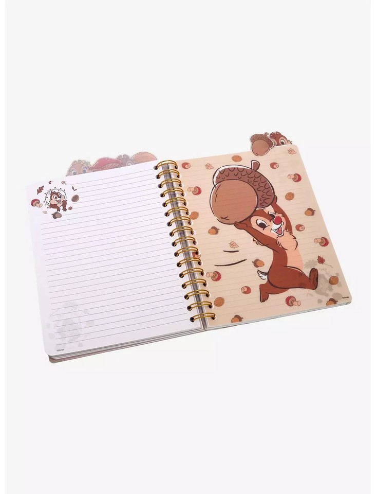 Disney Chip and Dale Notebook Fall Acorn Autumn Journal NEW | eBay