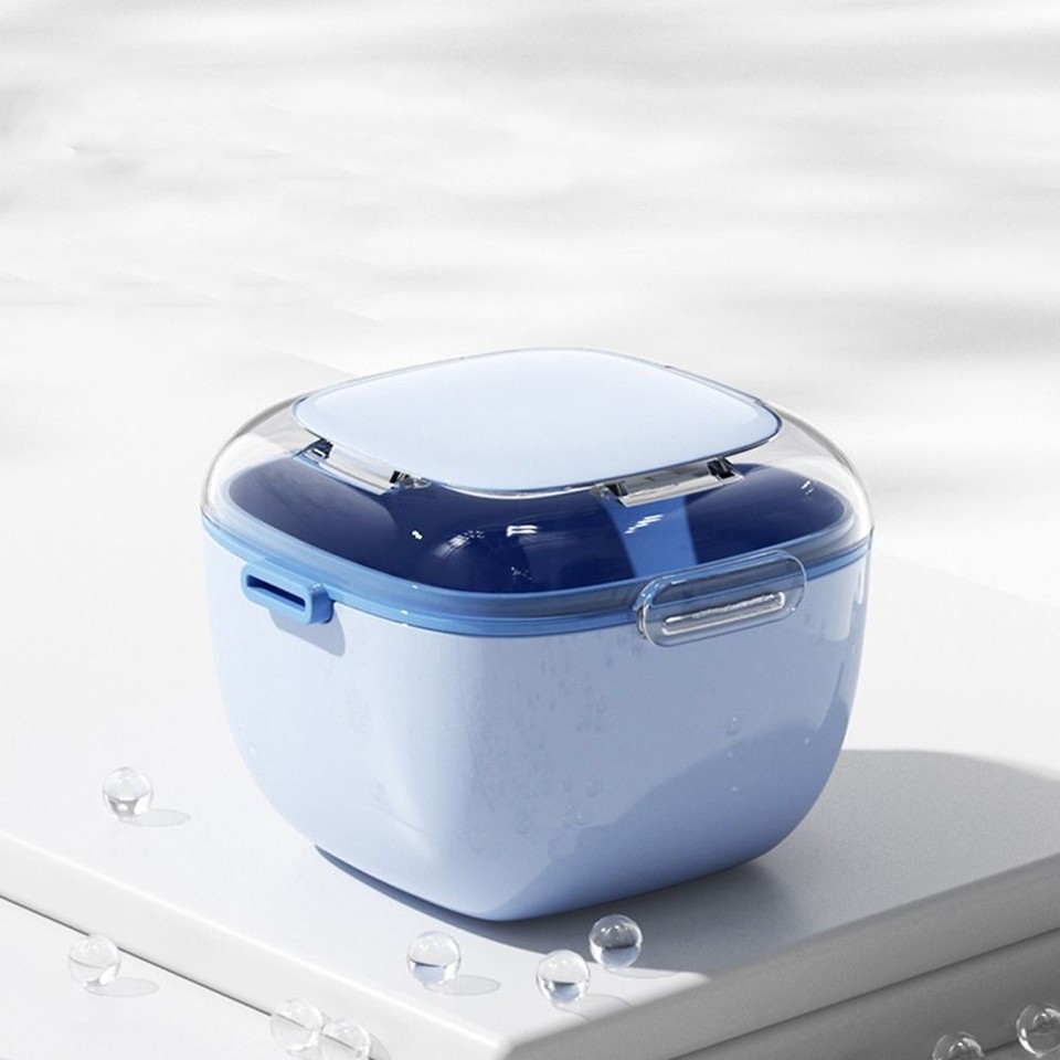 Orthodontic Retainer Storage Case Denture Soaking Cleaning Boxes ...