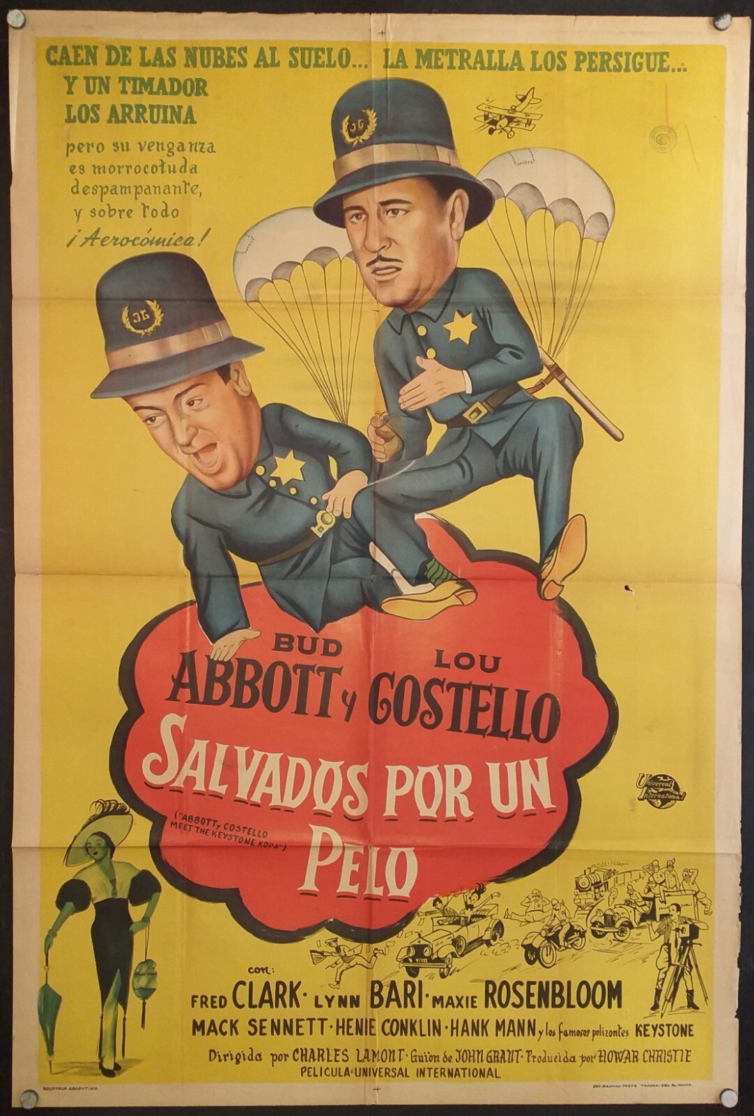 Abbott and Costello Meet the Keystone Kops, Fred Clark, Lynn Bari ...