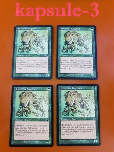 4x Skyshroud Ridgeback | Nemesis | MTG Magic Cards | eBay