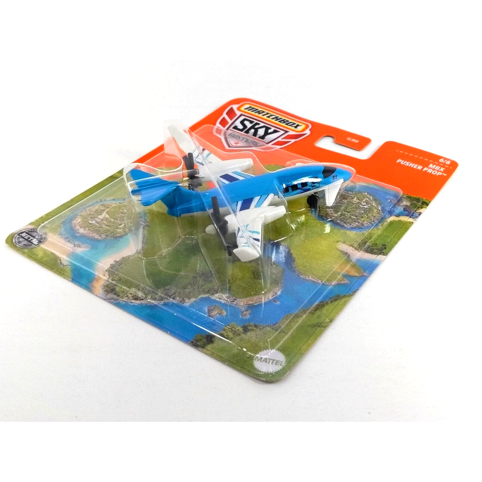 Matchbox Sky Busters MBX Pusher Prop 1:64 Metal Diecast Airplane Model ...