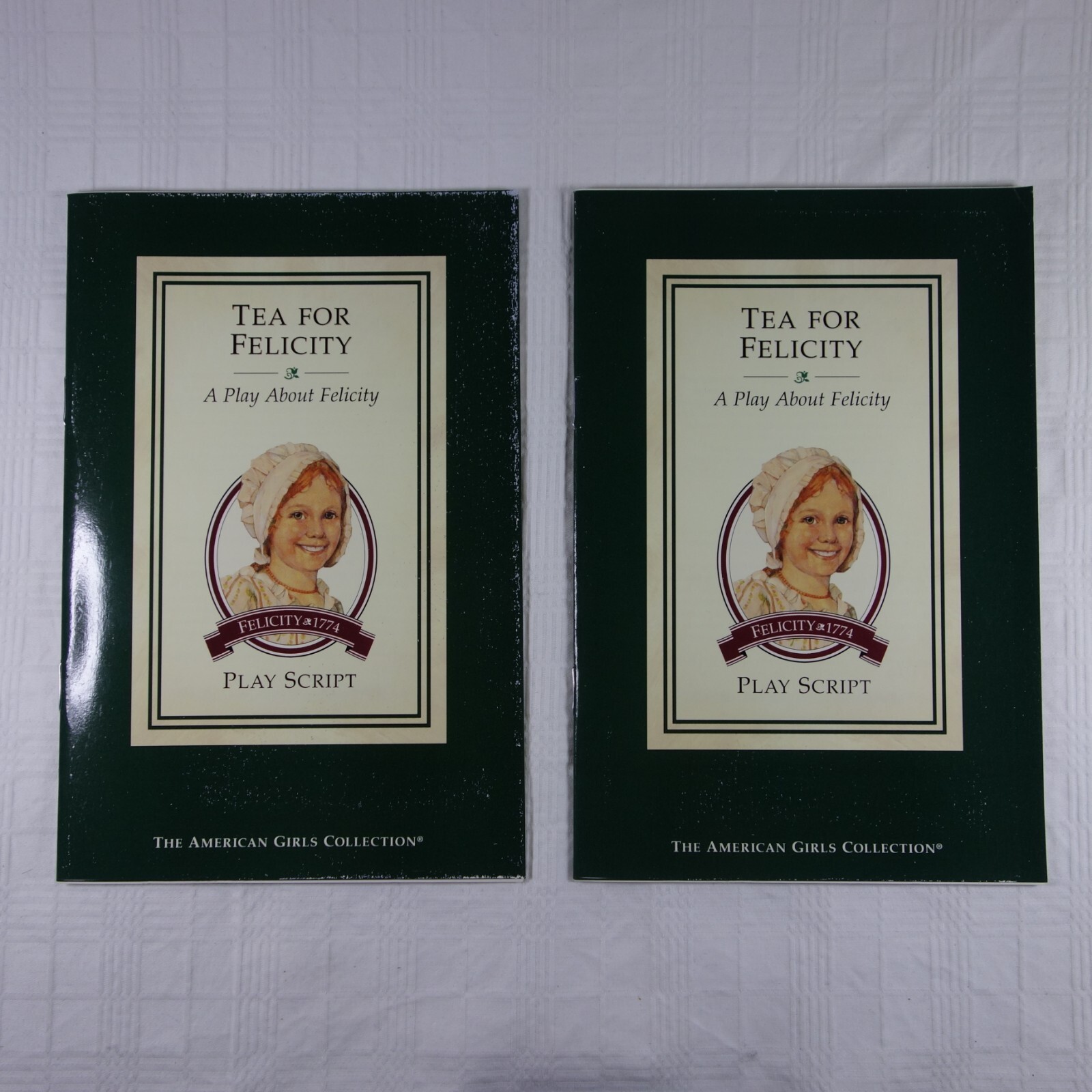 American Girl Pastimes lot Felicity Theater Kit, Cook Book, and Craft ...