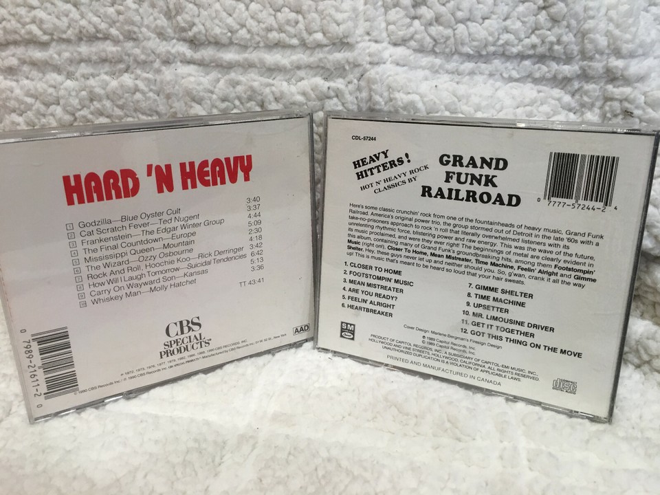 Heavy Hitters by Grand Funk Railroad CD + Hard 'N Heavy CD CBS Special ...