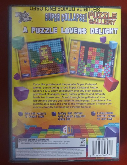 Super Collapse Puzzle Gallery PC Video Game Mumbo Jumbo for sale online ...