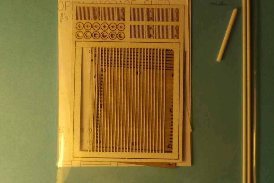 OPEN STORAGE SHED N SCALE by gc laser # 0296 | eBay