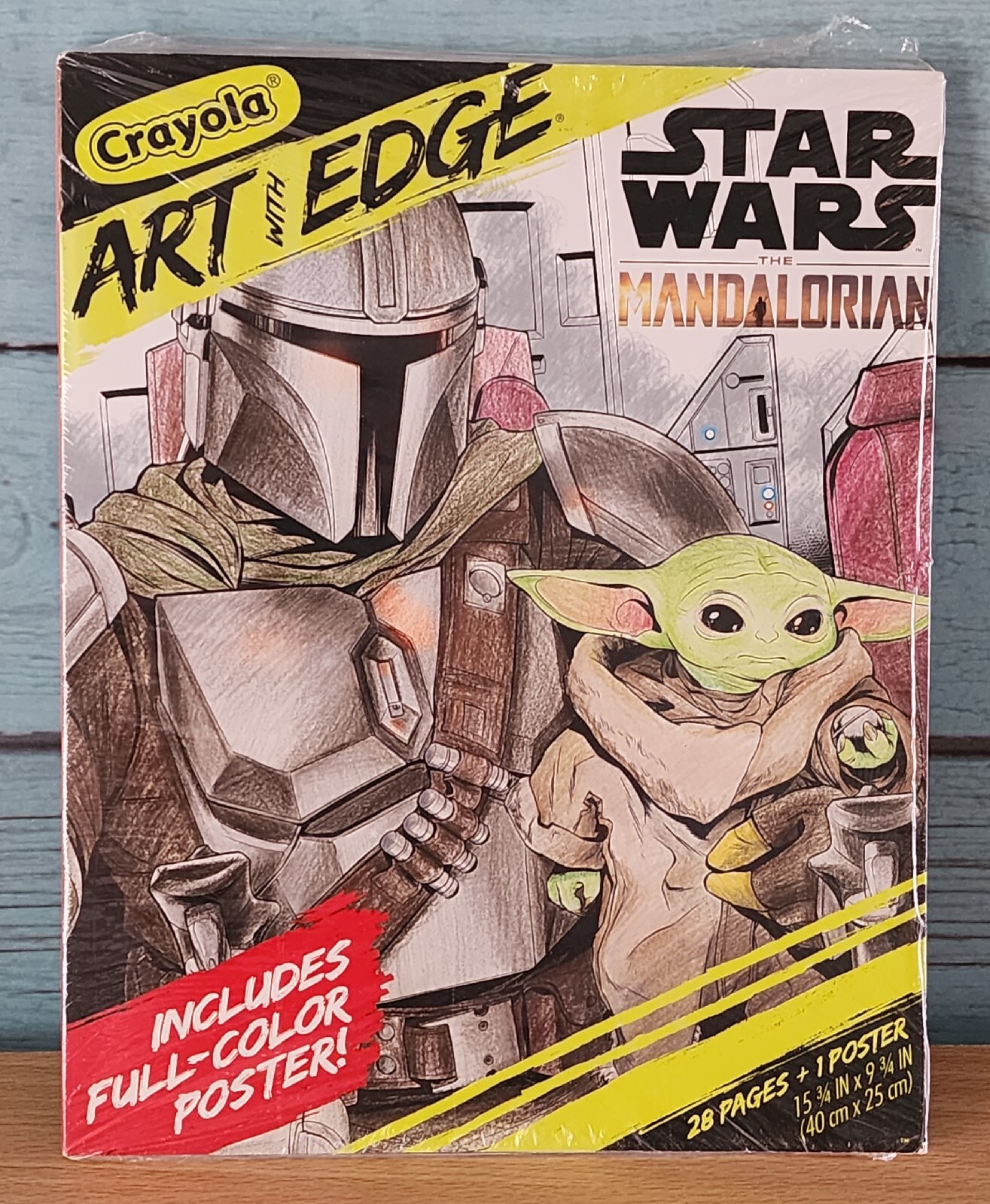Crayola Mandalorian Coloring Book with Poster, Baby Yoda, Grogu | eBay