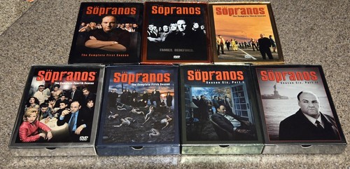 The Sopranos Complete HBO TV Series 7 DVD Box Sets 28 Discs james ...