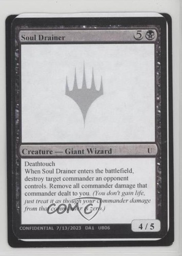 Soul Drainer (Magiccon Barcelona 2023) Magic: Un-Known Event Playtest ...