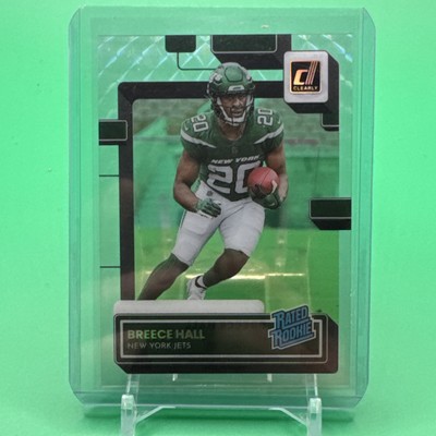 2022 Clearly Donruss Breece Hall Rated Rookie Holo Logo SSP Jets | eBay