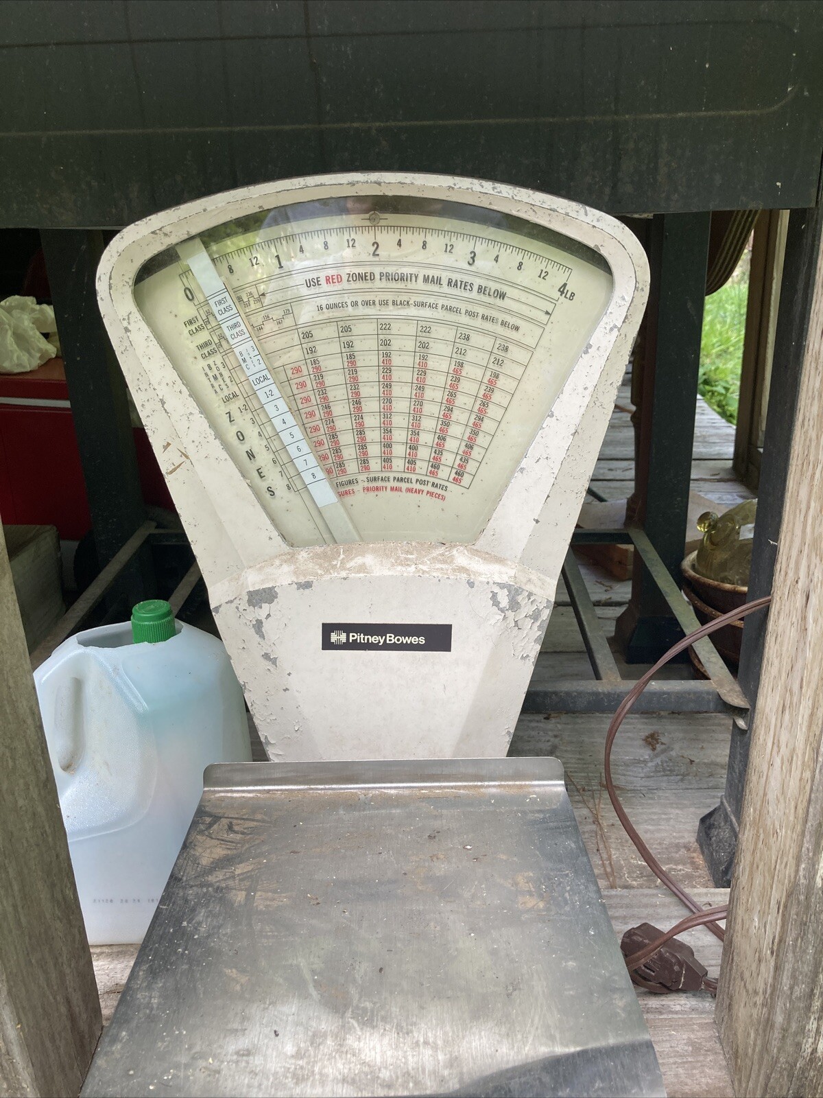 Antique Pitney-Bowes Postal Scale For The Postage Meter Co. Stamford ...