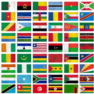 Set of 54 African Countries Flags 3x5ft Flags of Africa Set | eBay