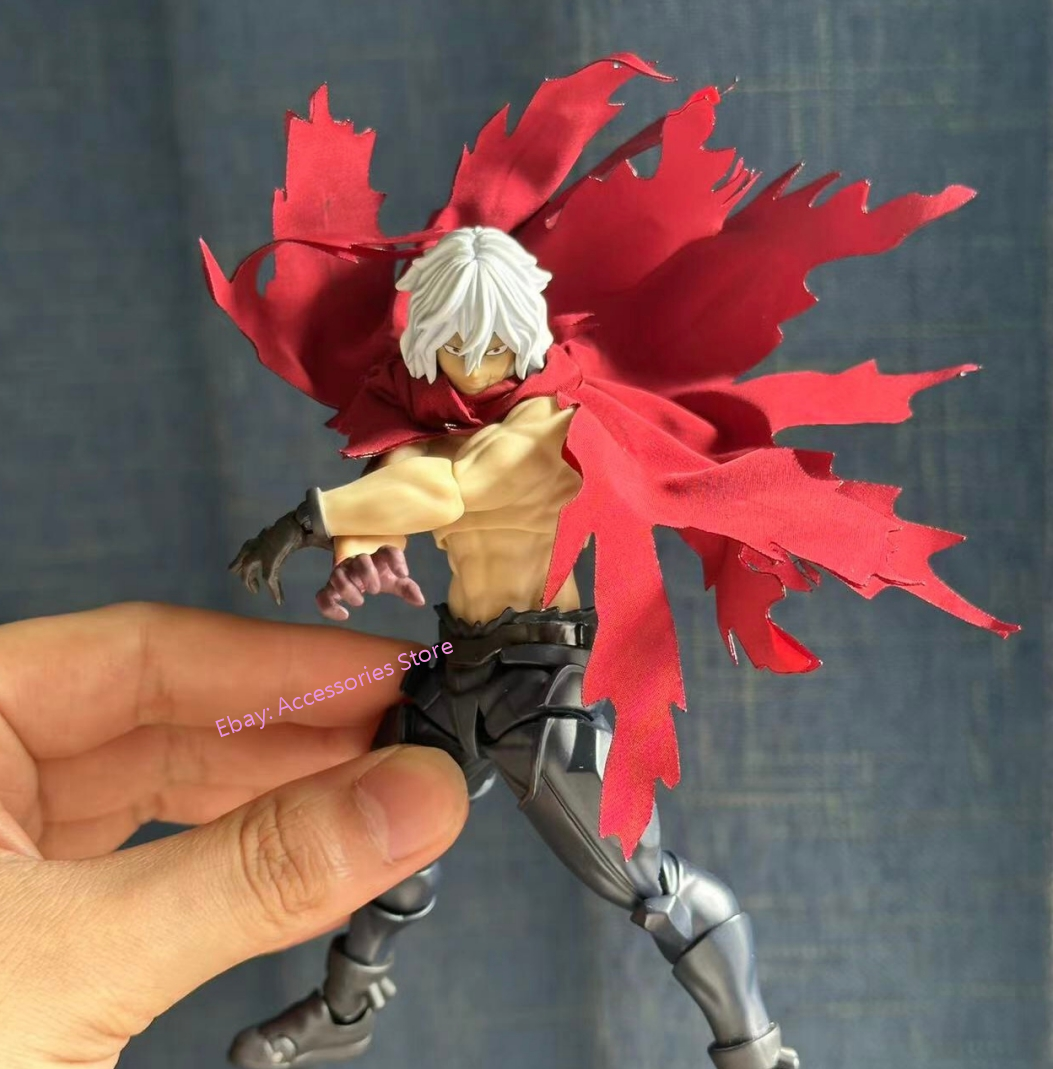 1/12 Custom Wired Red Cloak Cape for 6" Shigaraki Tomura Action Figure ...