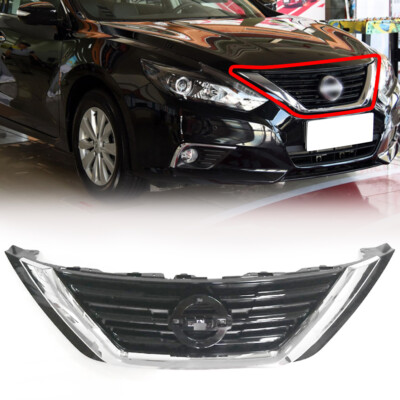 Front Upper Bumper Grille Hood Grill For 2016-2018 Nissan Altima ...