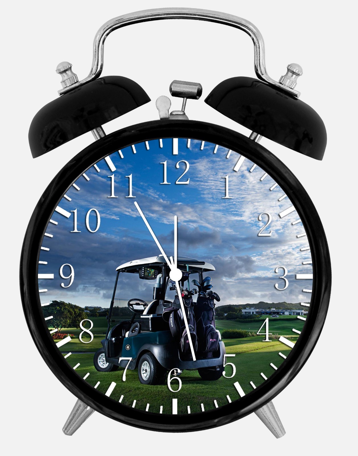 Golf Cart Alarm Desk Clock 3.75" Home or Office Decor Y101 Nice For ...