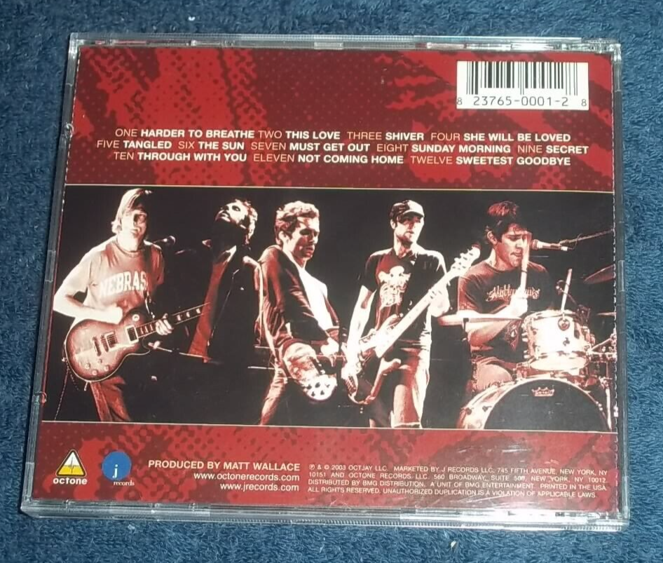 MAROON 5 - SONGS ABOUT JANE (CD, 2003) 823765000128 | eBay