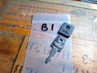 OEM Harley Davidson Key B1 Softail Sportster XL Ignition Evo Evolution ...