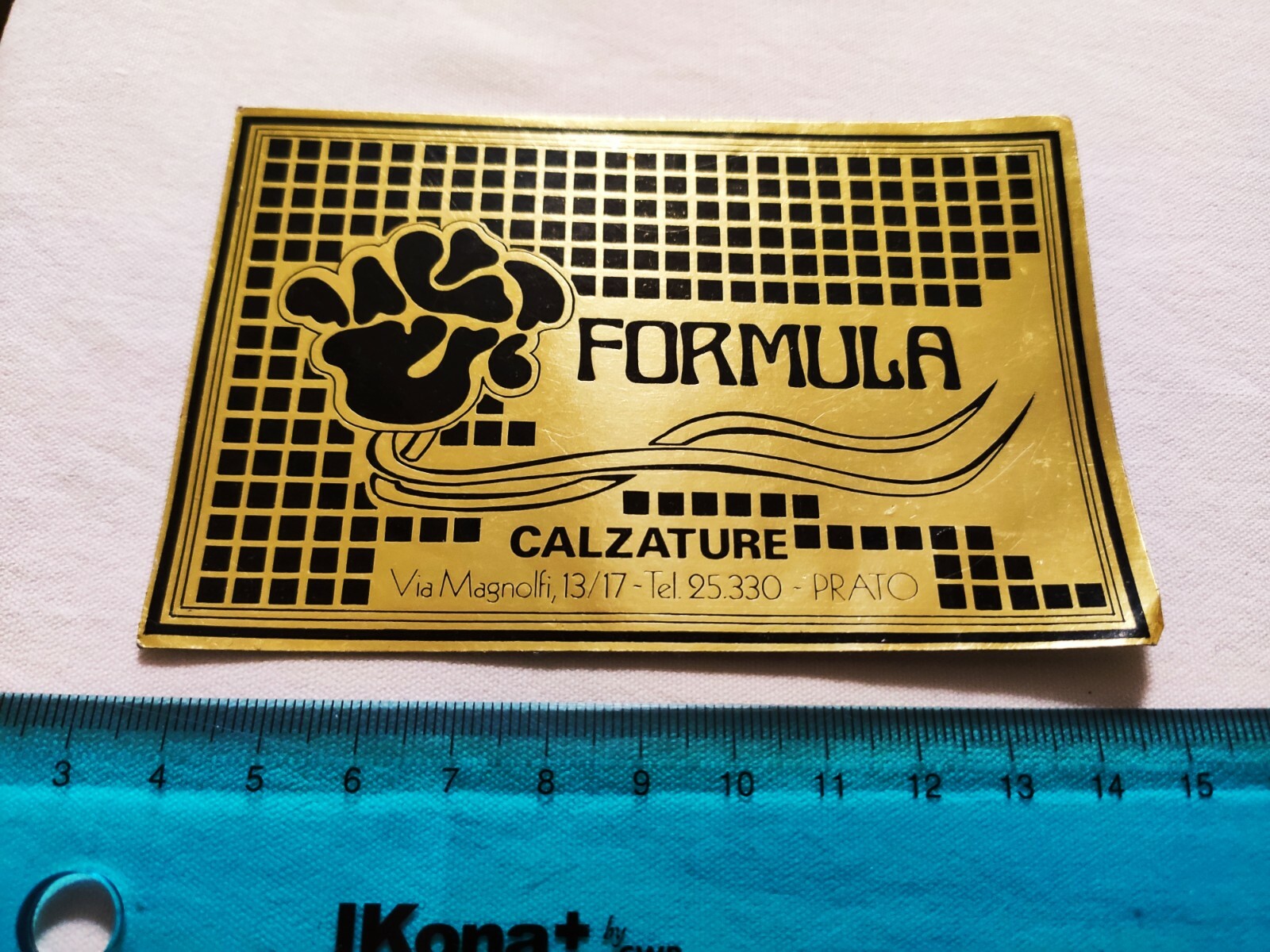 Adhesive Formula Footwear Shoes Lawn Vintage Years 80 Old Sticker ...
