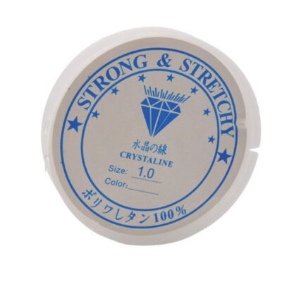 1mm Single Roll of Clear Elastic Stretch Wire Wires Thickness Thread ...