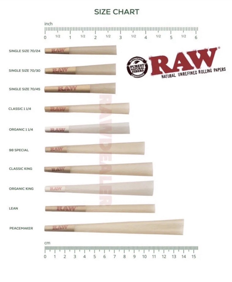 RAW Classic PEACEMAKER Size Pre-Rolled Cone +Raw Torch Phoenix Extendo ...