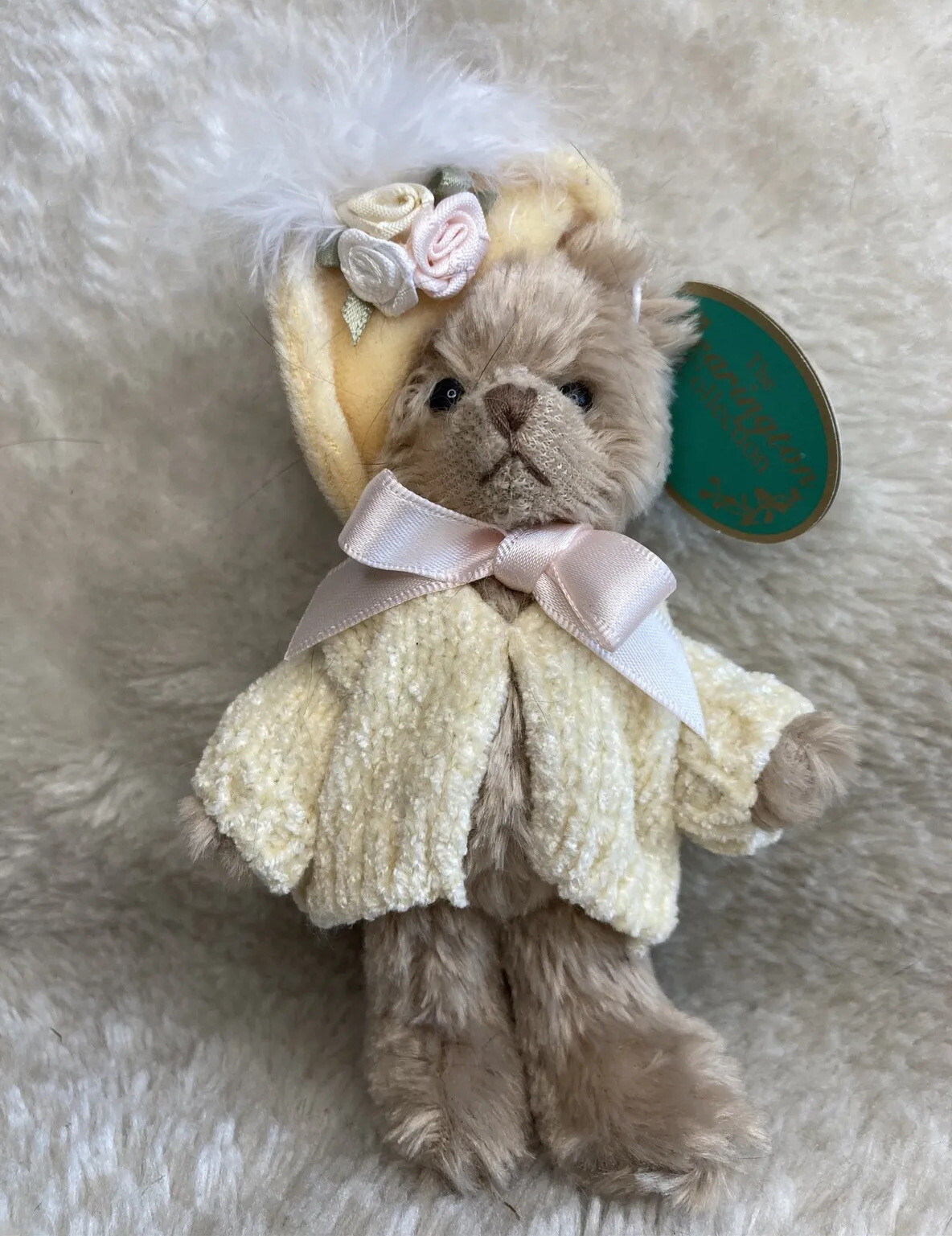 RARE NWT The Bearington Collection Miniature bear HATTIE 350017 | eBay