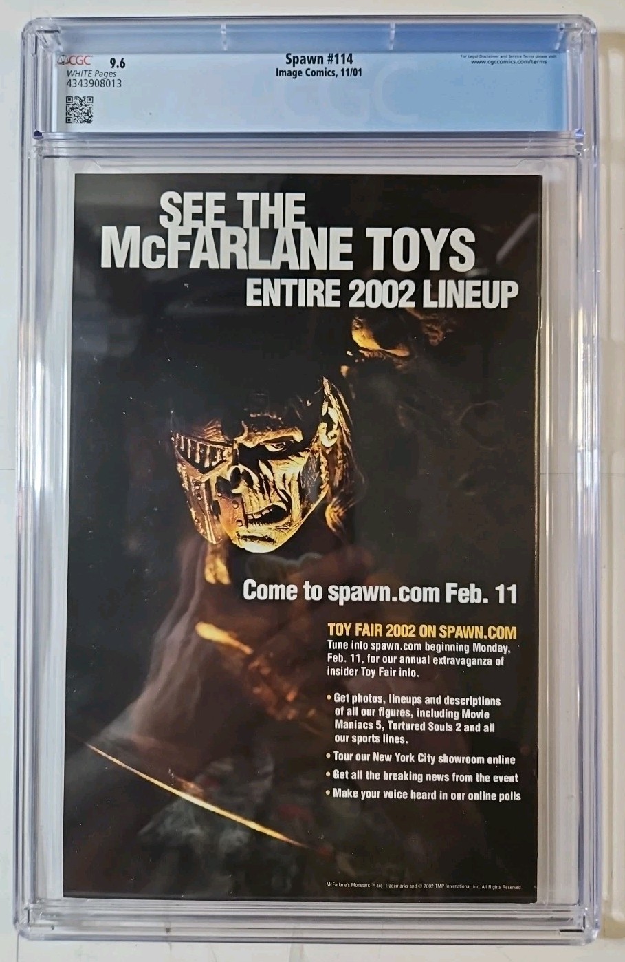 Spawn #114 (Image Comics November 2001) CGC 9.6 | eBay