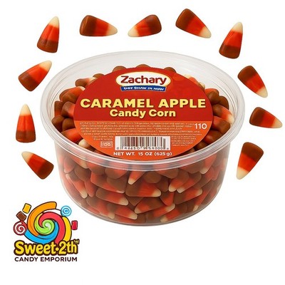 Zachary Caramel Apple Candy Corn 16oz Tub – Fall Halloween Treats ...