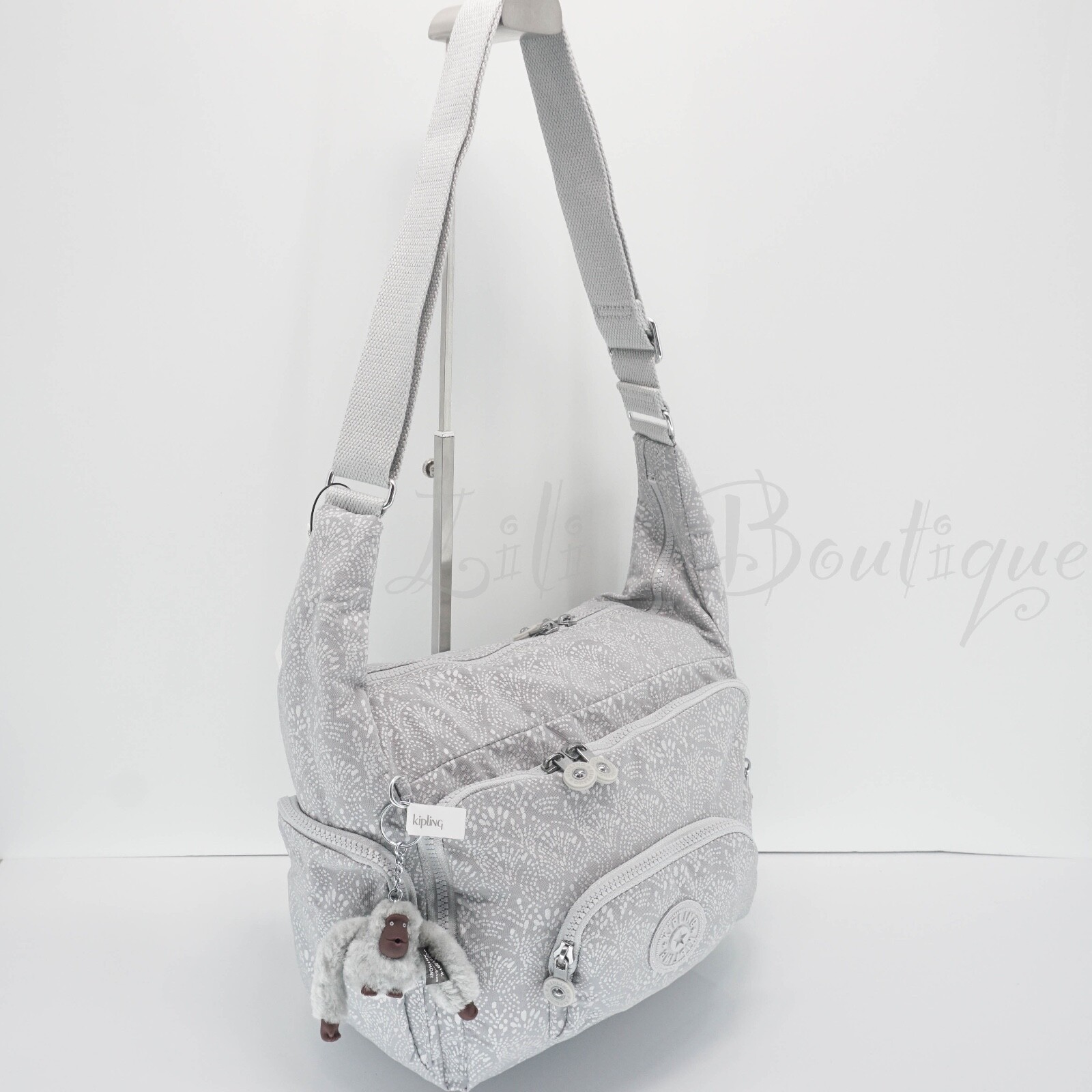 NWT Kipling HB7502 Erica Tote Crossbody Bag Purse Polyamide Stellar ...