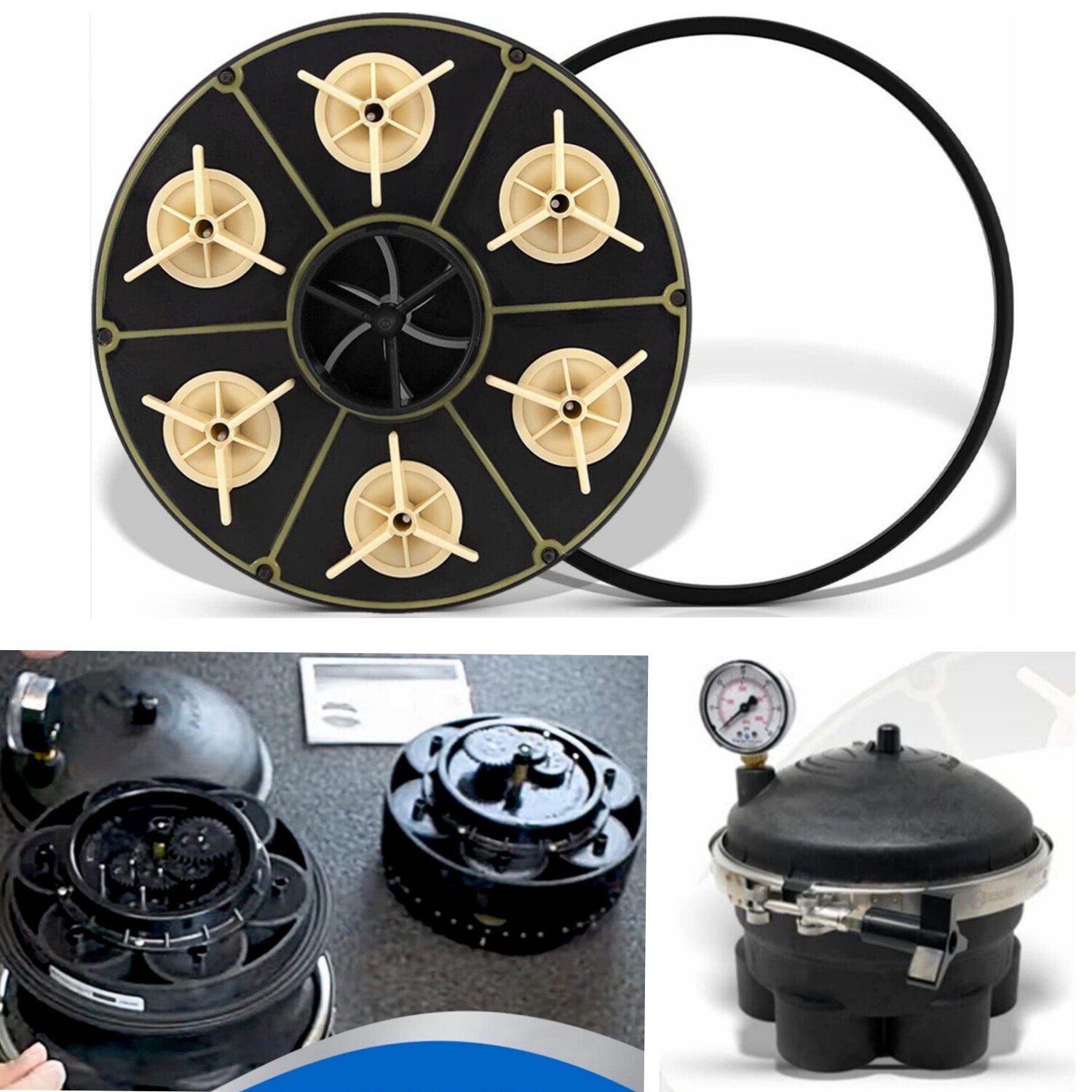 6 Port Module Water Valve with Valve Shell O-ring for Paramount 004-302 ...