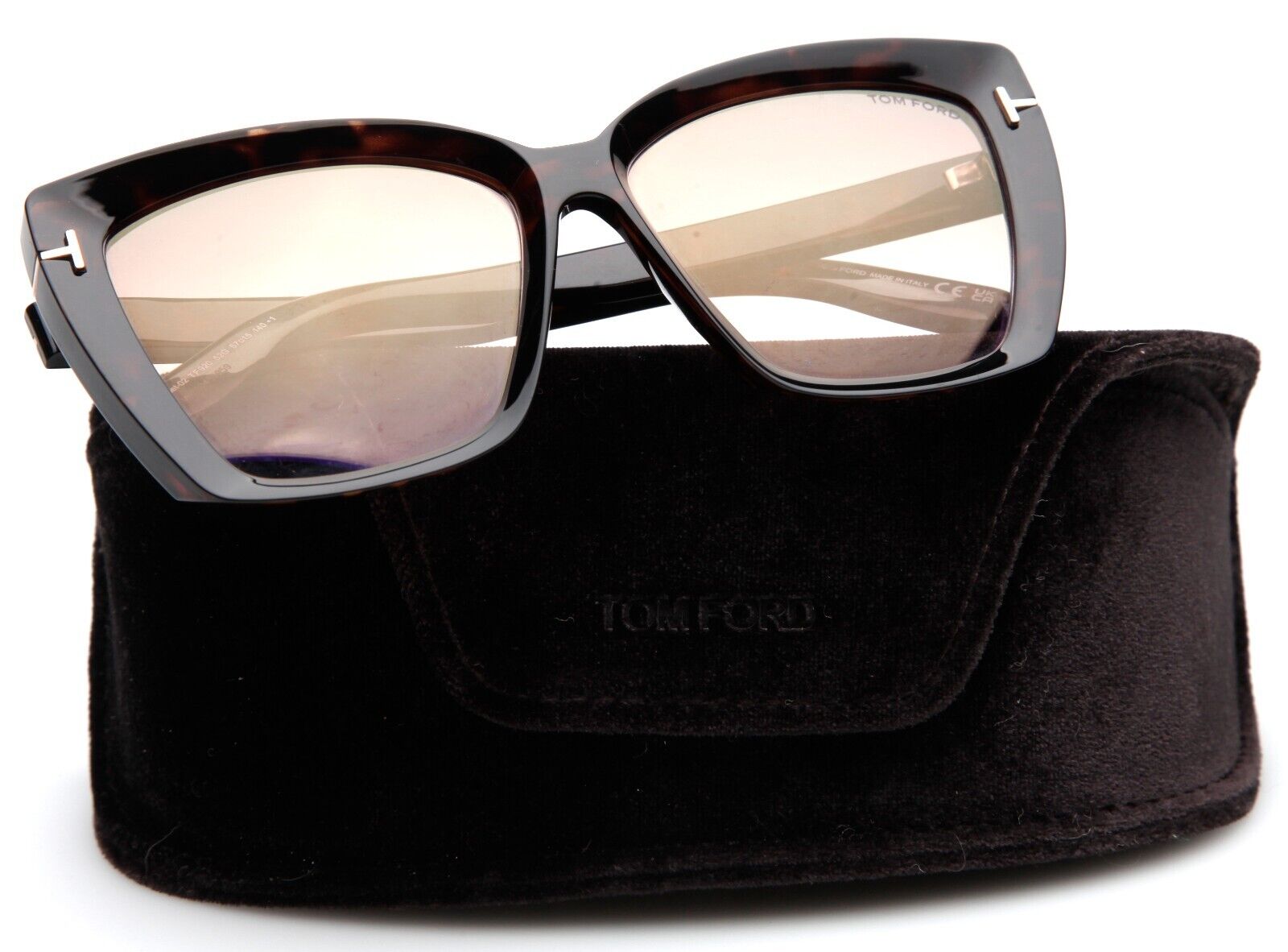New TOM FORD Scarlet-02 TF920 52G Havana Sunglasses 57-15-140mm B50mm ...
