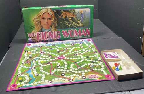 The Bionic Woman Board Game Vintage 1976 Parker Bros No Instruction ...