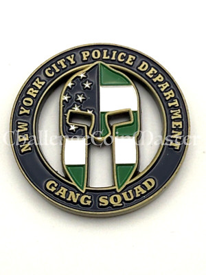 F53 NYPD Gang Squad Police Challenge Coin | eBay
