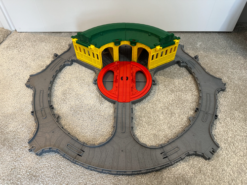 Thomas & Friends Tidmouth Sheds with Rotating Turntable - Foldable Play ...