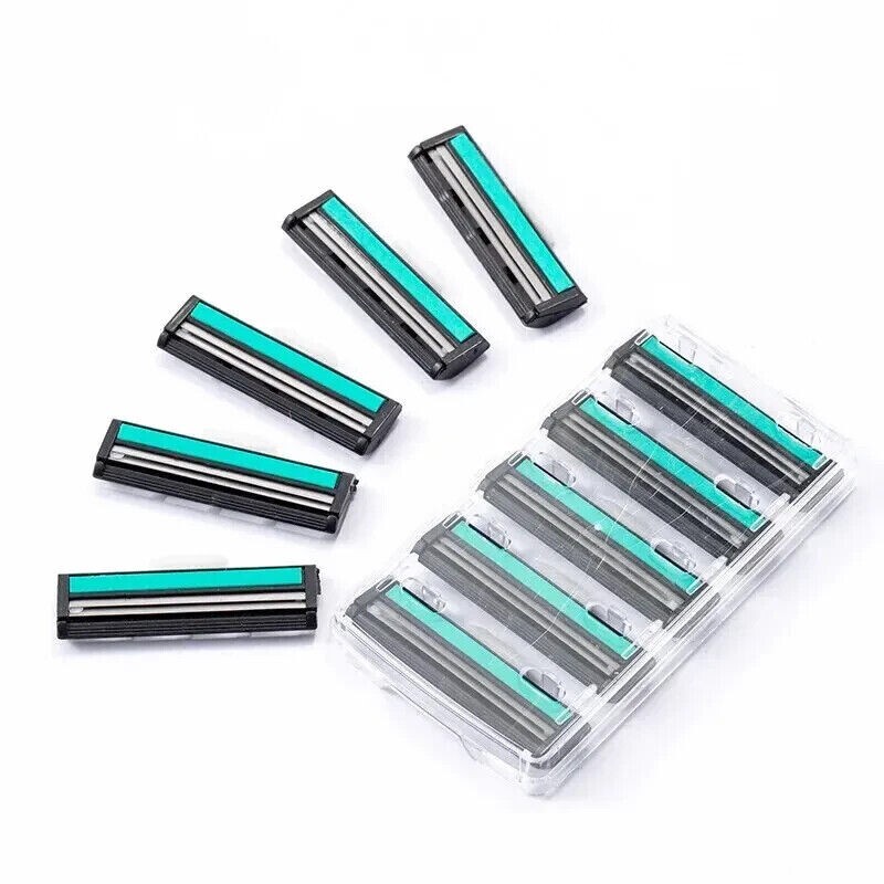 21 pc Double Razor Blades Replaceable Heads Fine Razor Men's Shaving ...