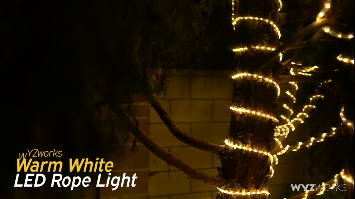 White Outdoor Led Rope Light Amazon.com : JUNWEN Outdoor LED Rope