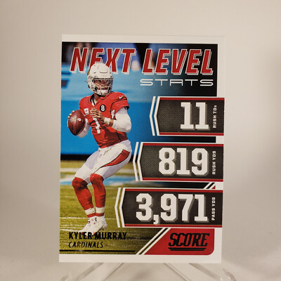 2021 Score Next Level Stats #NL9 Kyler Murray CARDINALS | eBay