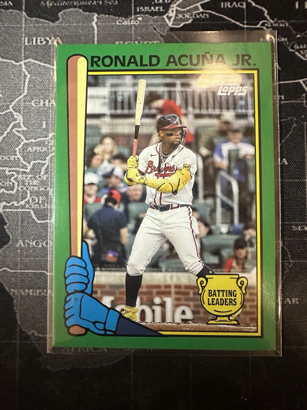 2024 Topps Archives Ronald Acuña Jr. 1990 Batting Leaders Insert 1:961 ...