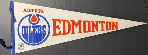 1972-73 Inaugural Season Alberta Oilers Pennant WHA Hockey Edmonton ...