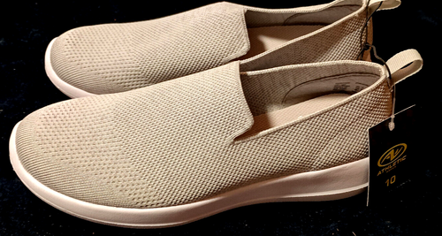 NEW Woman's Mesh Slip On Shoes Gray Mesh Shoes size 10 Memory Foam | eBay