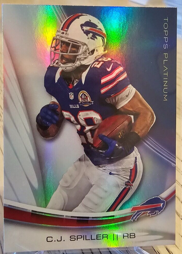 2013 Topps Platinum C.J. Spiller #20 Buffalo Bills | eBay