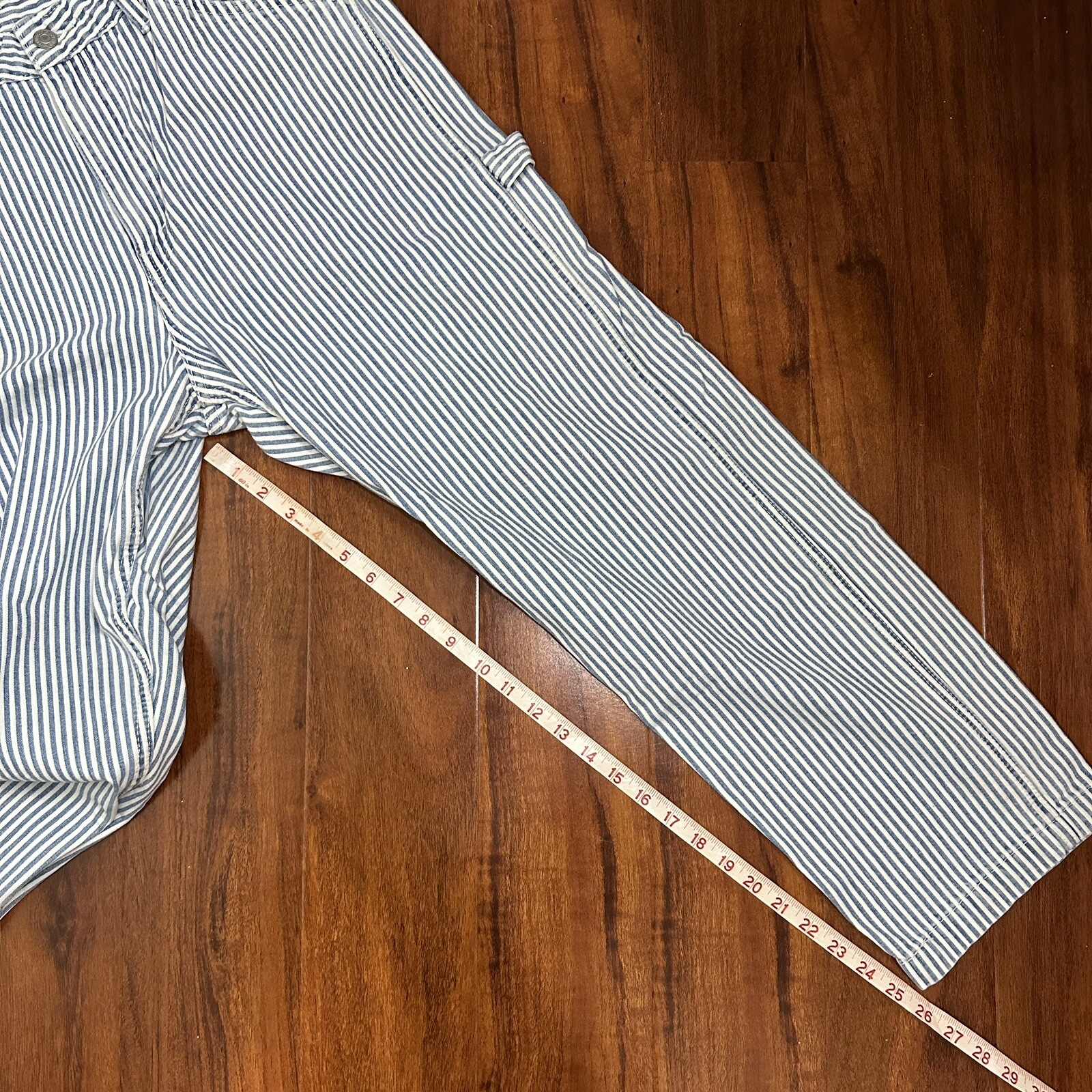 Levis Denim Striped Vintage Pants Size 34X29 - Gem