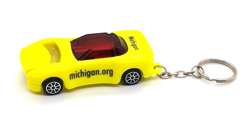 Vintage Michigan Great Lakes Great Location Light Up Car Keyring ...