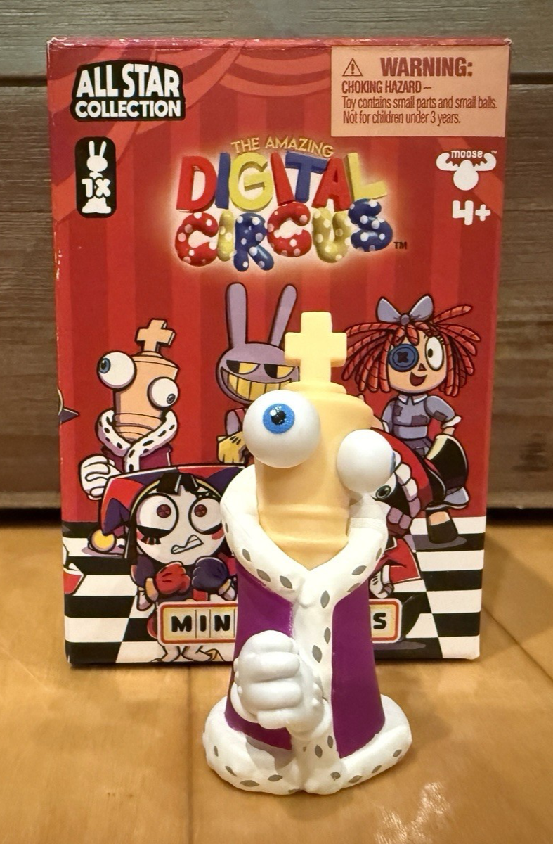New Moose Toys The Amazing Digital Circus Official Kinger 2" Mini Vinyl ...
