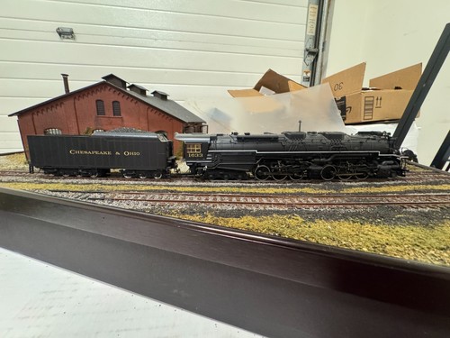 CUSTOM RIVAROSSI H-8 ALLEGHENY C&O KITBASH HO SCALE LOCOMOTIVE VINTAGE ...
