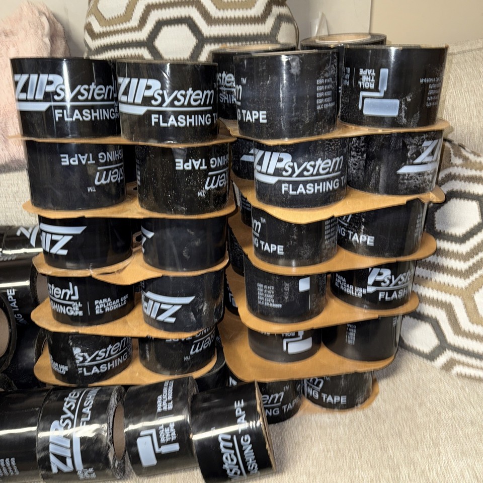 12 Rolls Zip System Window, Sheathing Flashing Tape 3.75”x90ft | eBay