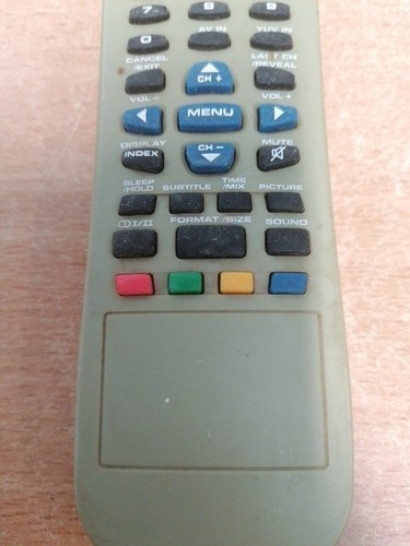 Acoustic Solutions PLV1615X 3619XHD LCD TV Remote Control - Unit Only ...