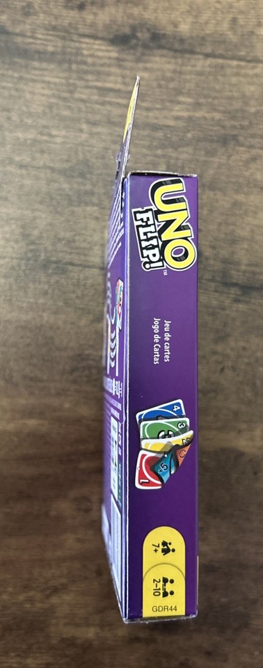 Mattel UNO FLIP Card Game ~ Double-Sided UNO With Flip Card ~ AGES 7 ...