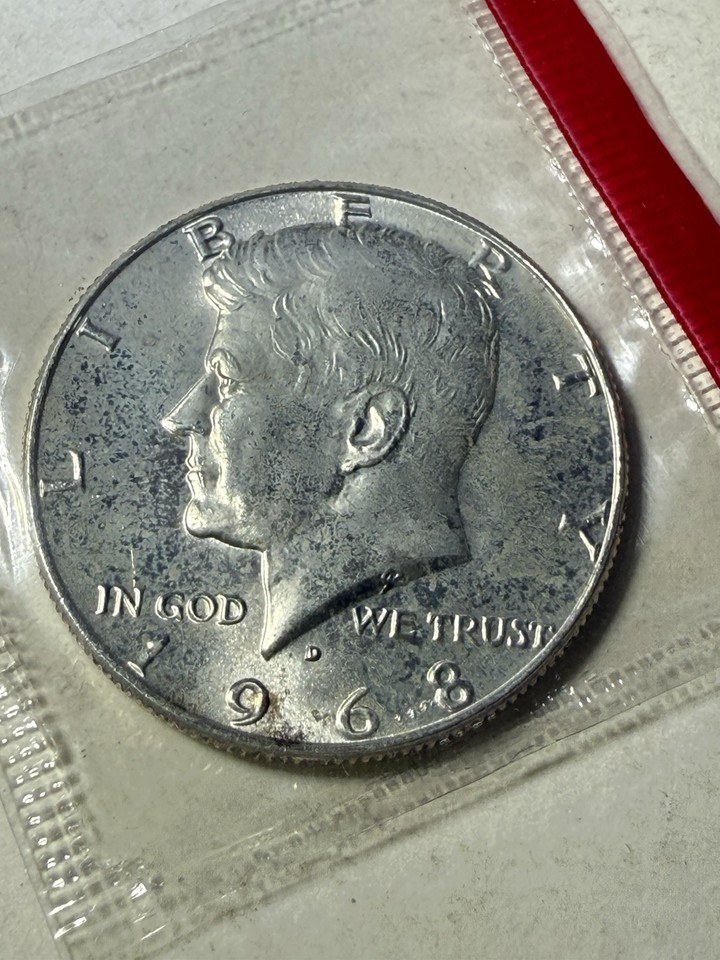 1968 D Liberty Half Dollar Coin | eBay