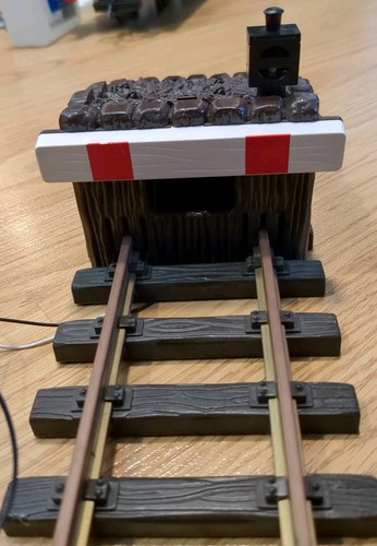 G LGB Lehmann 1031 1000 buffer stop with Straight track - Light Tested ...